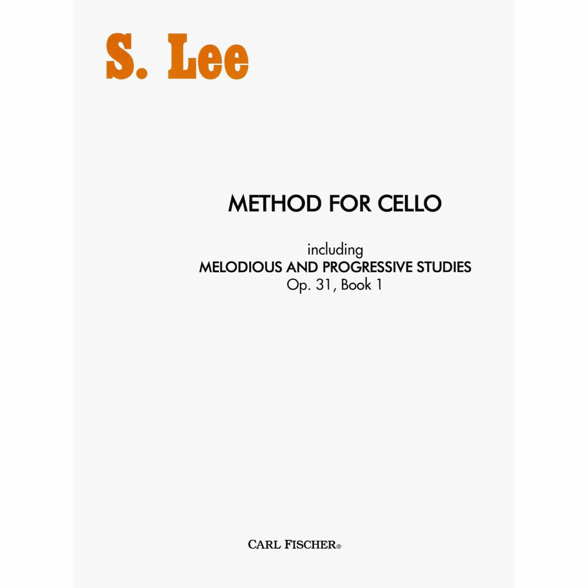 Lee - Method for Cello - Southwest Strings