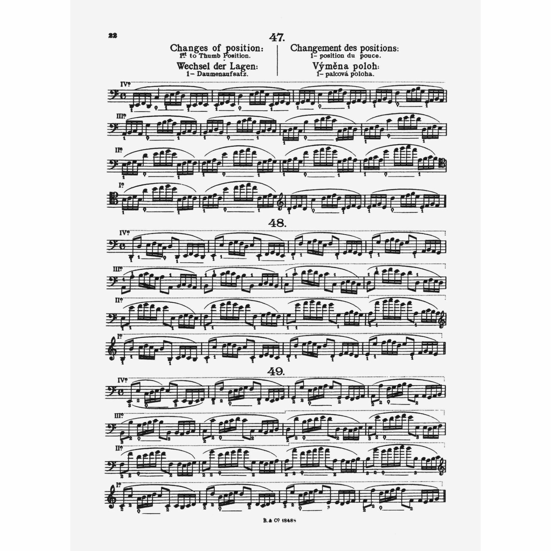 Sevcik - Changes of Position & Preparatory Scales Studies, Op. 8 for ...