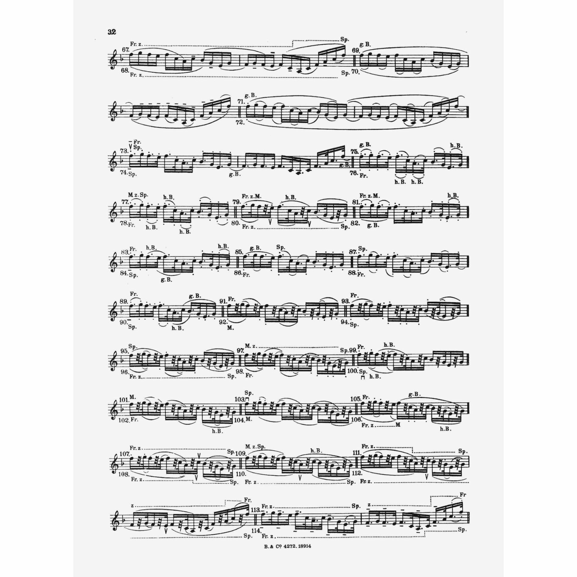 Sevcik - Thumb Placing Exercises, Op. 1, Part 1 for Cello - Southwest ...