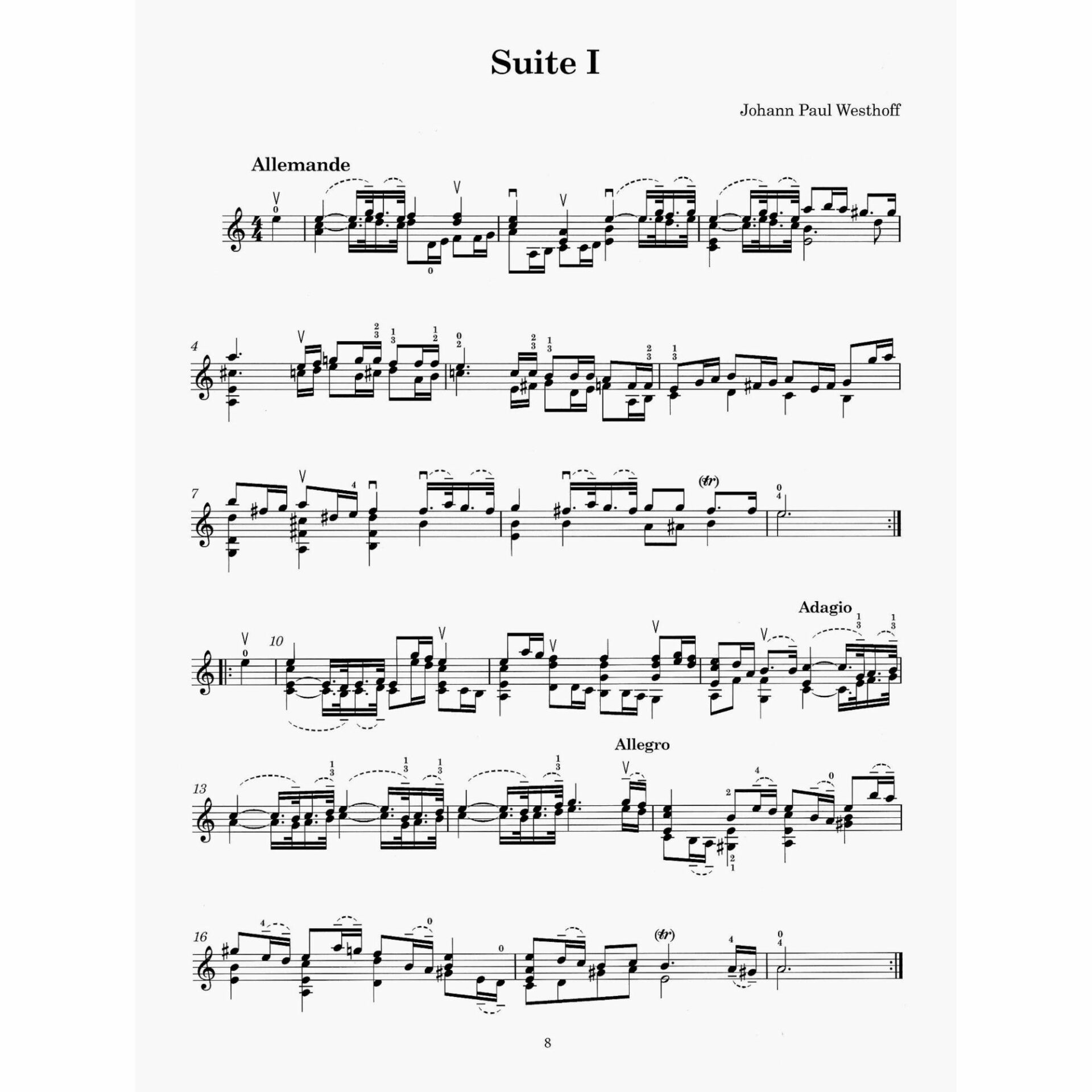 Westhoff - Six Suites for Solo Violin - Southwest Strings