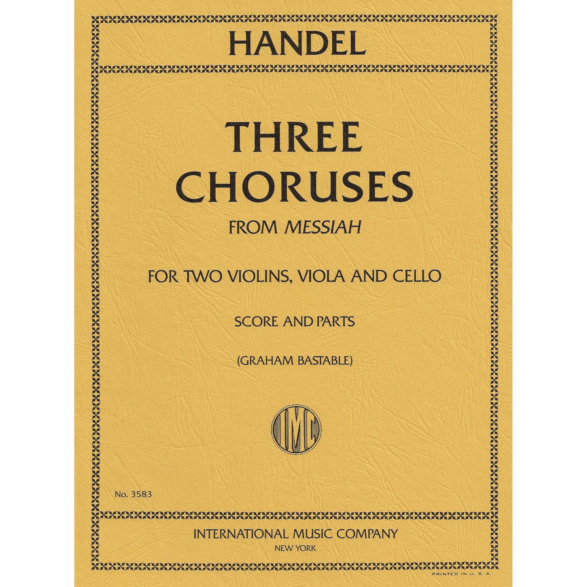Three Choruses from Handel's Messiah for String Quartet - Southwest Strings