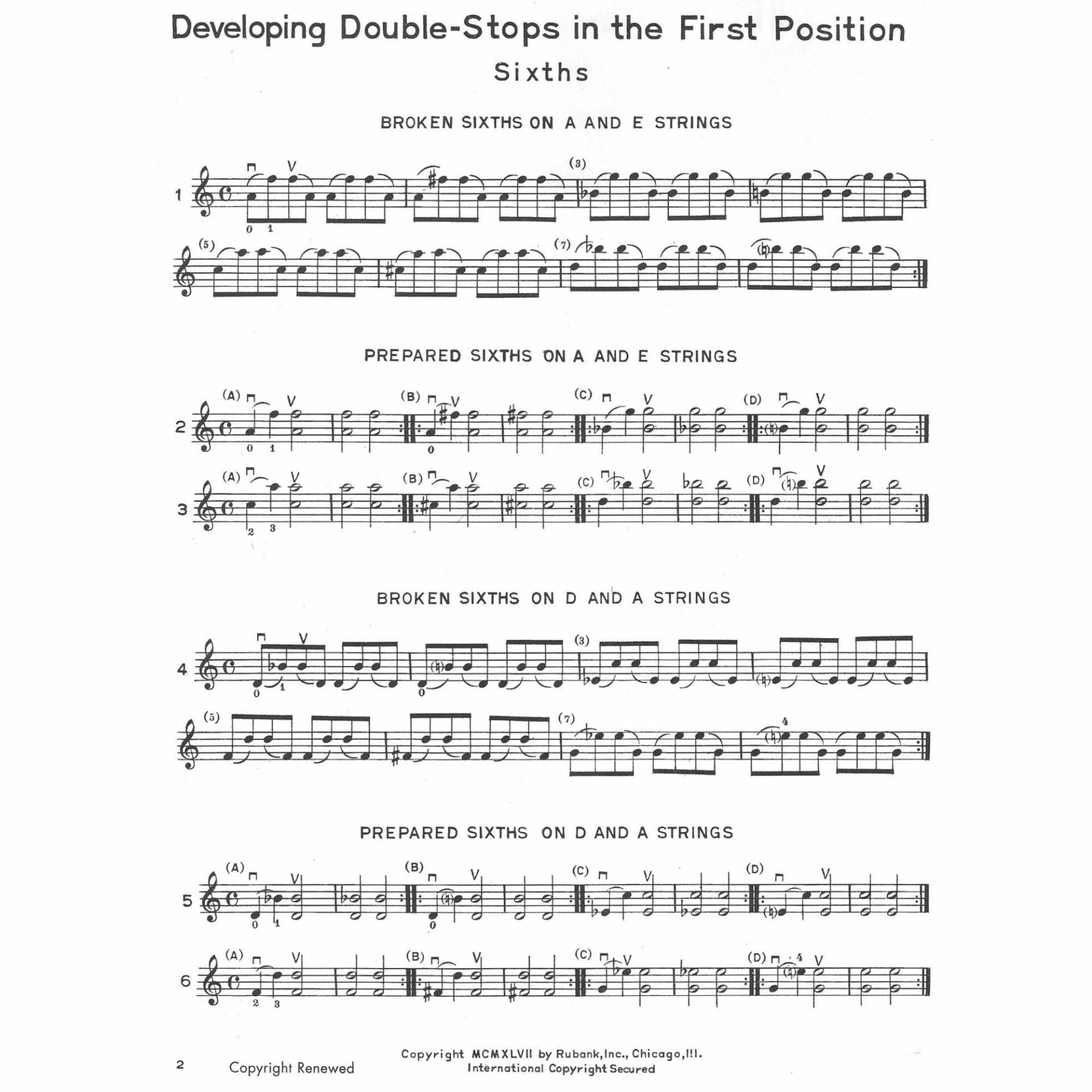 Developing Double-Stops for Violin - Southwest Strings