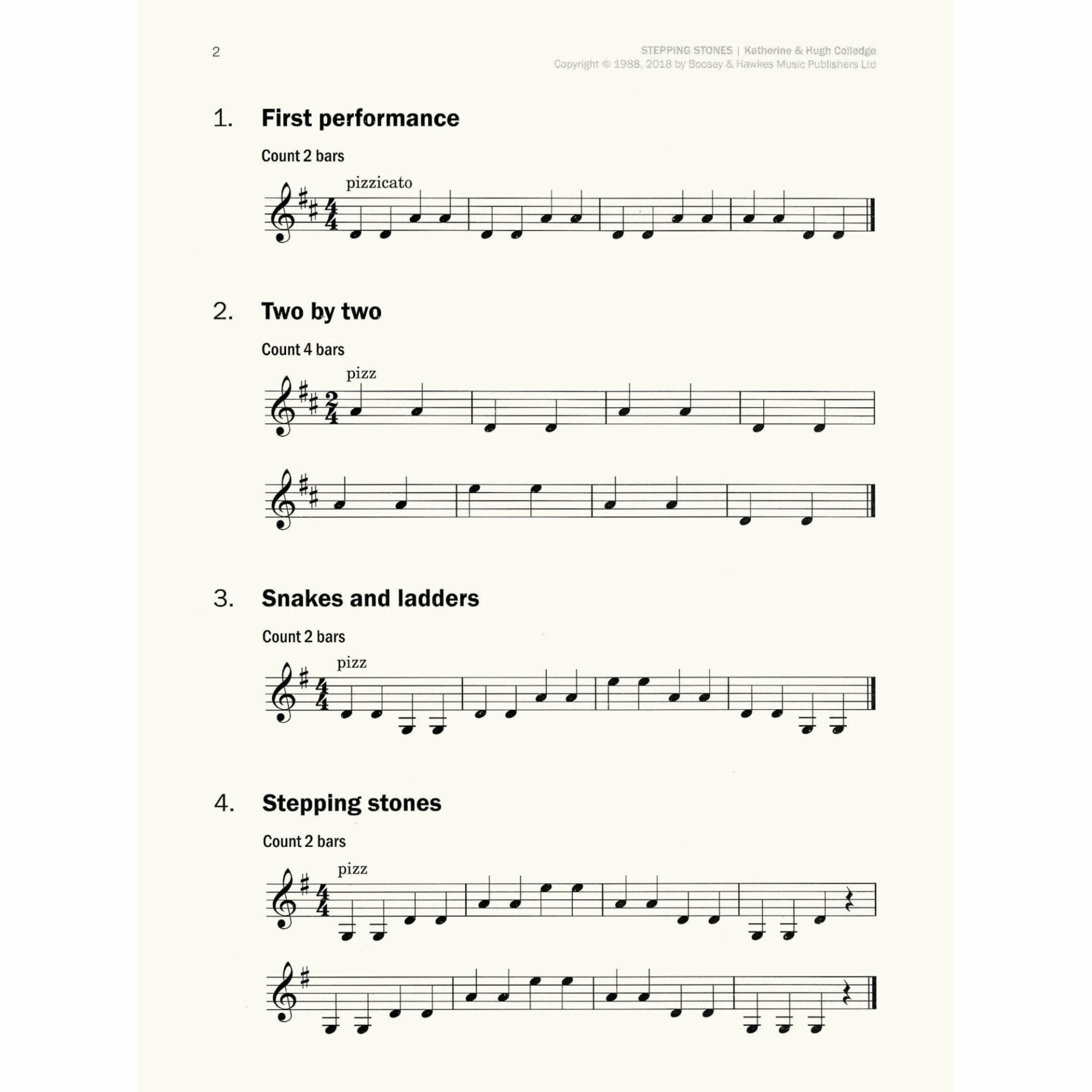 Stepping Stones for Violin - Southwest Strings