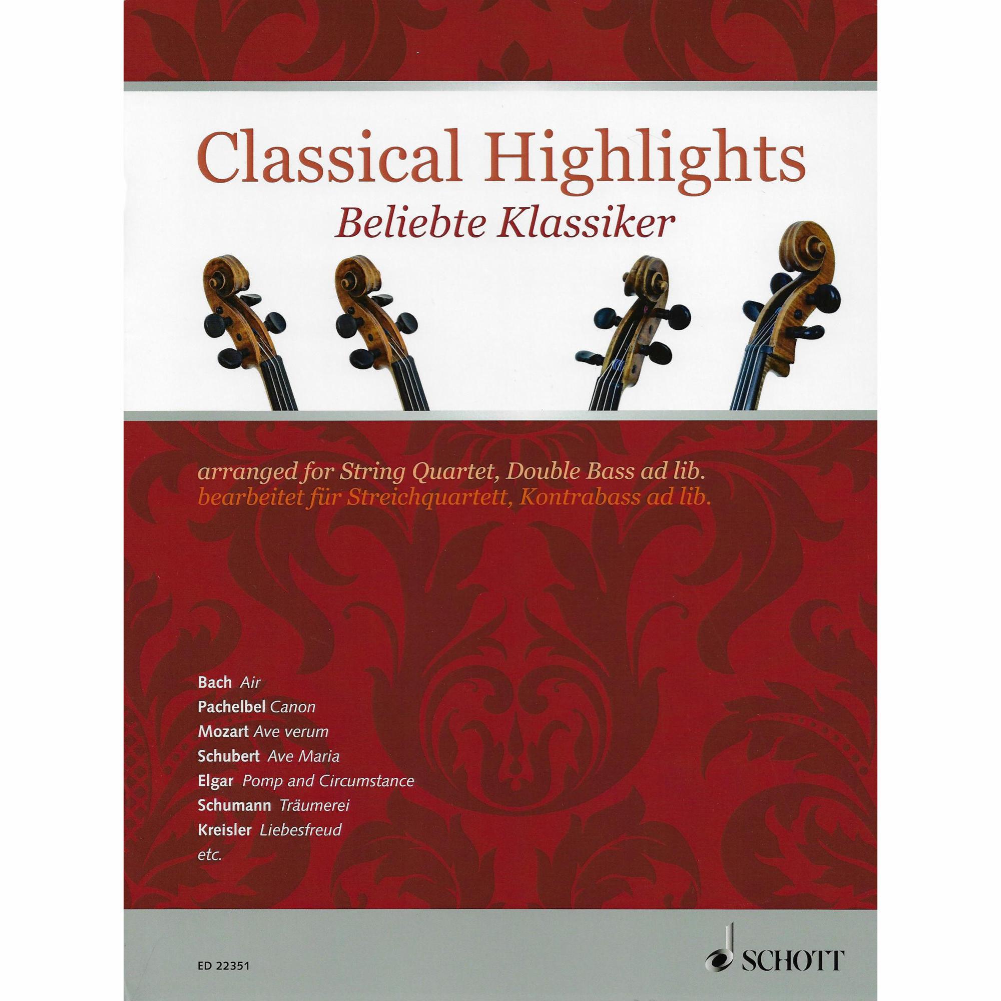 Classical Highlights for String Quartet - Southwest Strings