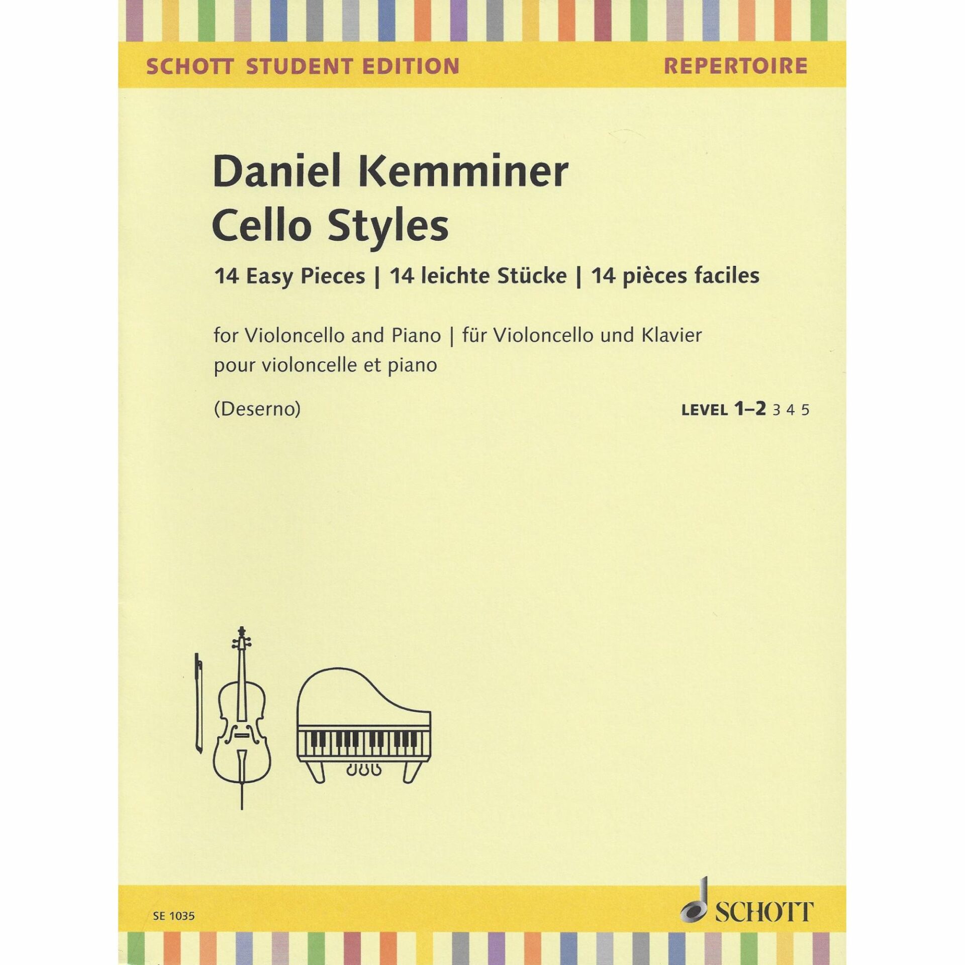 Cello Styles: 14 Easy Pieces for Cello and Piano - Southwest Strings