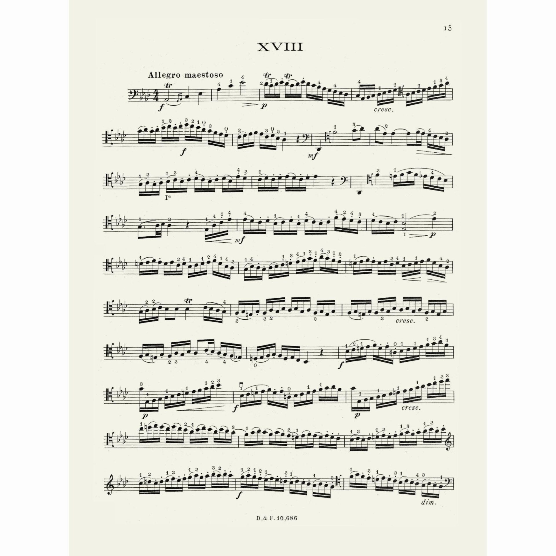 Duport - Twenty-One Exercises, Books I-II for Cello - Southwest Strings