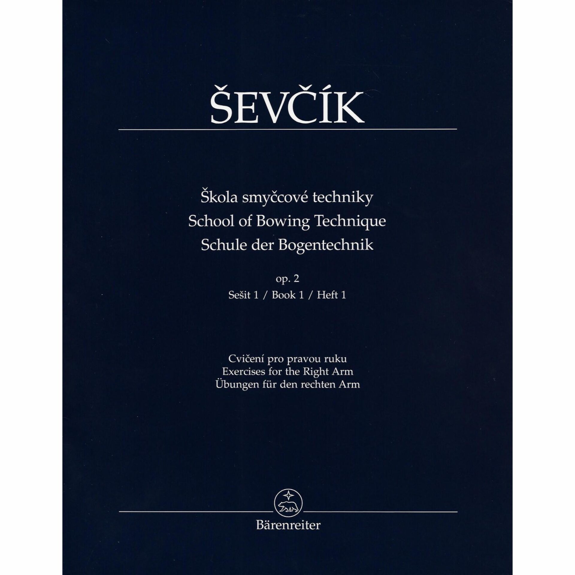 Sevcik - School of Bowing Technique, Op. 2 for Violin - Southwest Strings