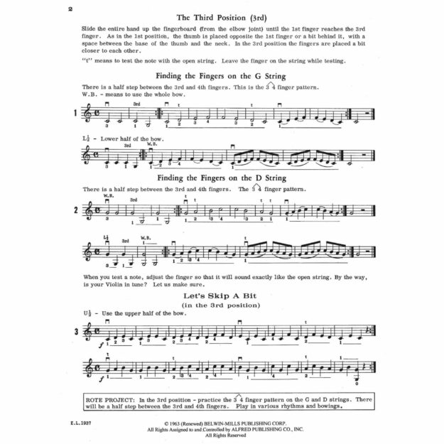 String Builder: Third and Fifth Position - Southwest Strings