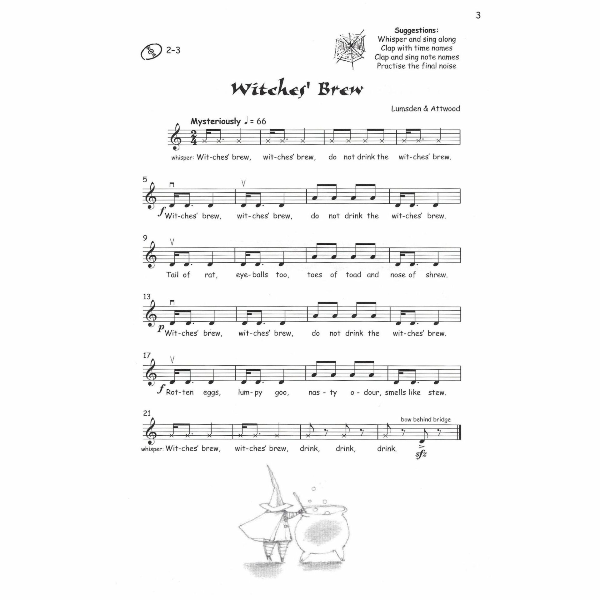 Witches' Brew for Violin or Cello and Piano - Southwest Strings