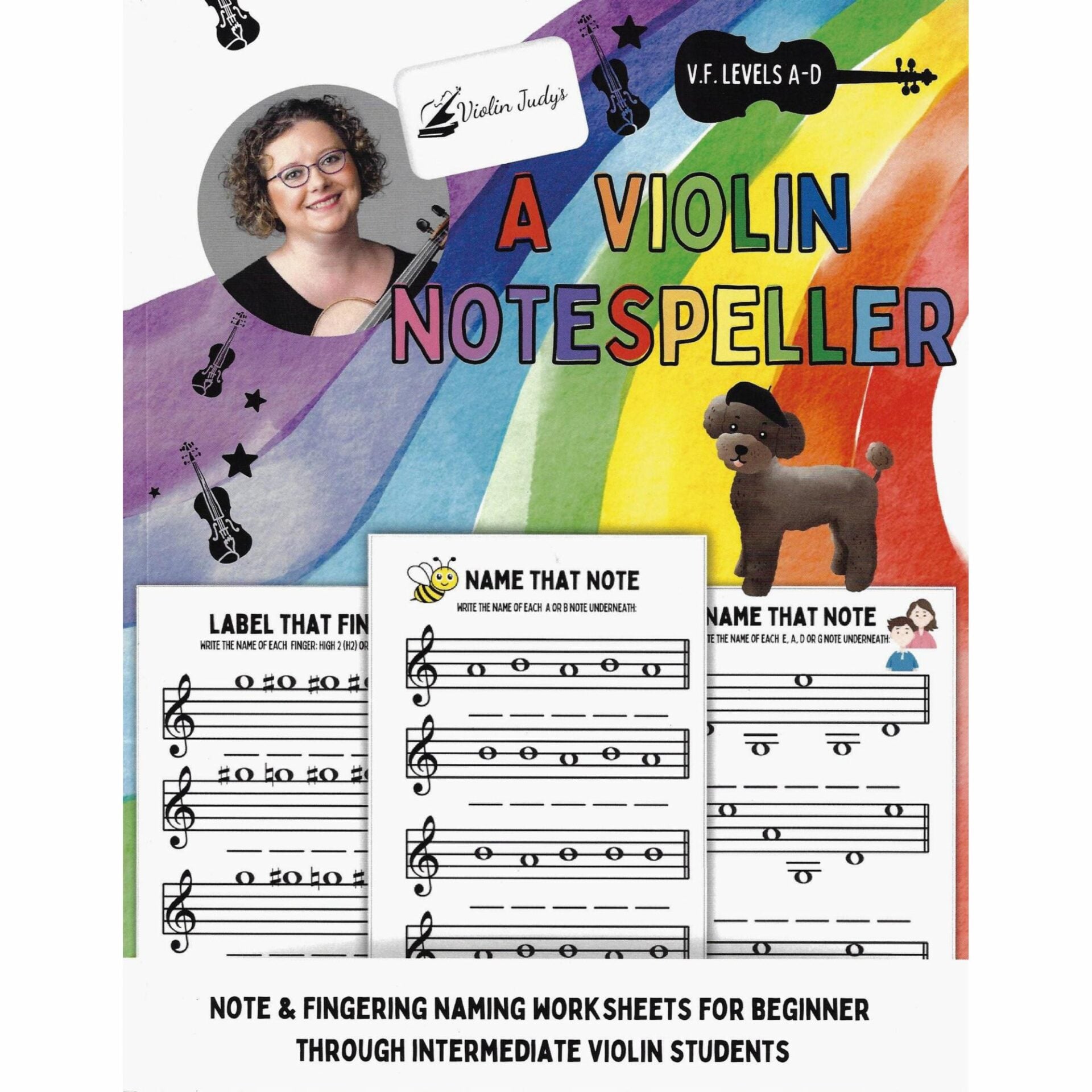 Violin Judy's A Violin Notespeller - Southwest Strings