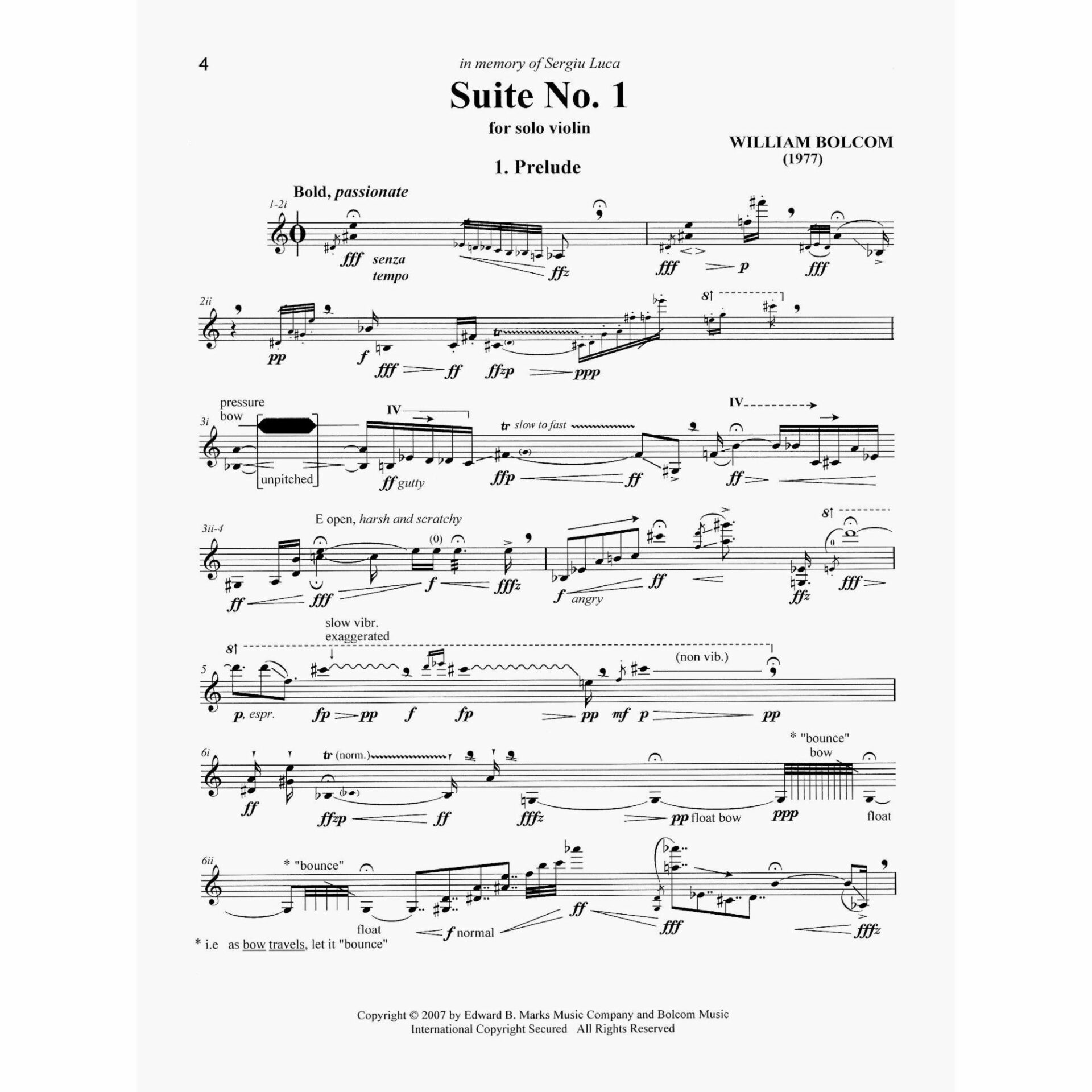 Suites Nos. 1 and 2 for Solo Violin - Southwest Strings
