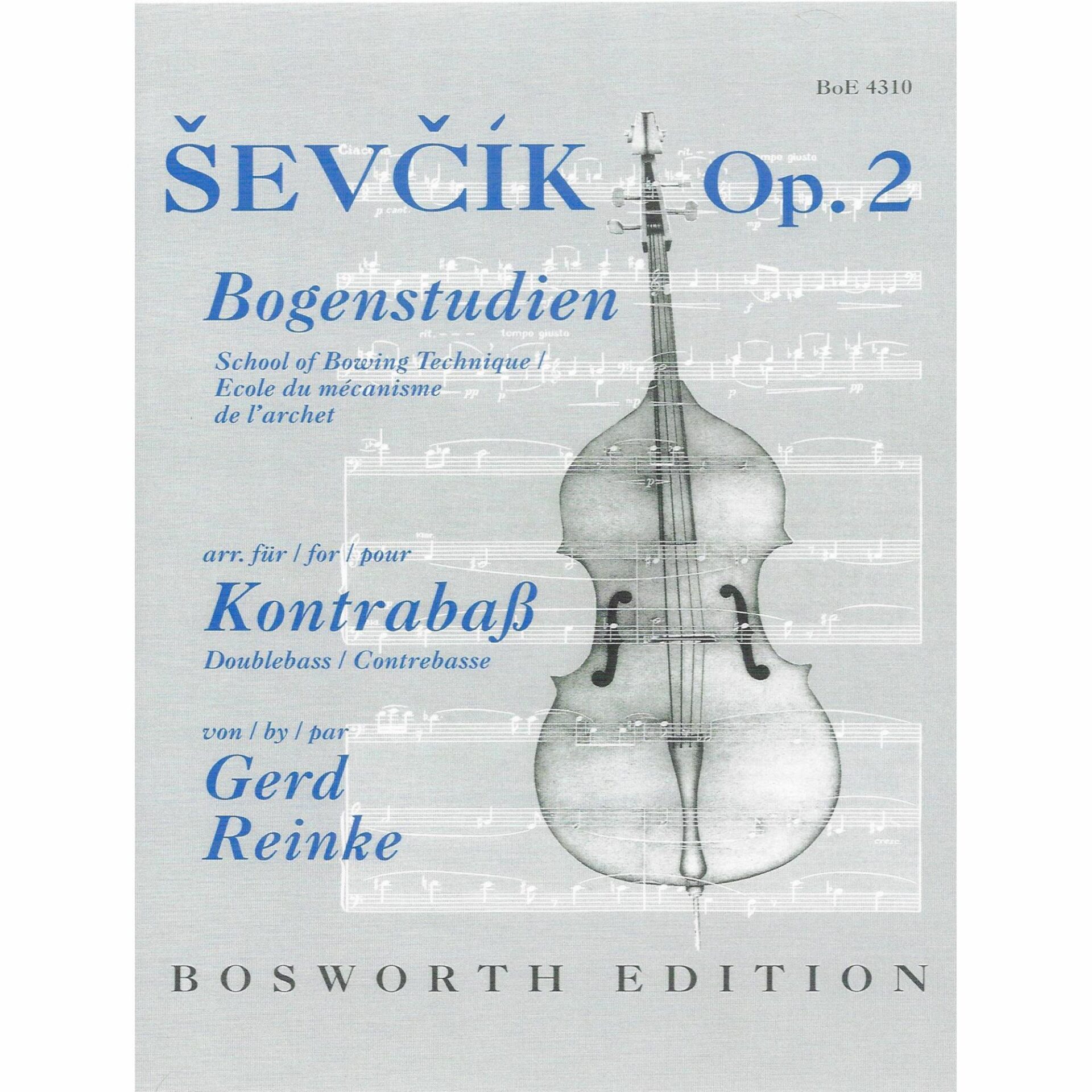 Sevcik - School of Bowing Technique, Op. 2 for Bass - Southwest Strings