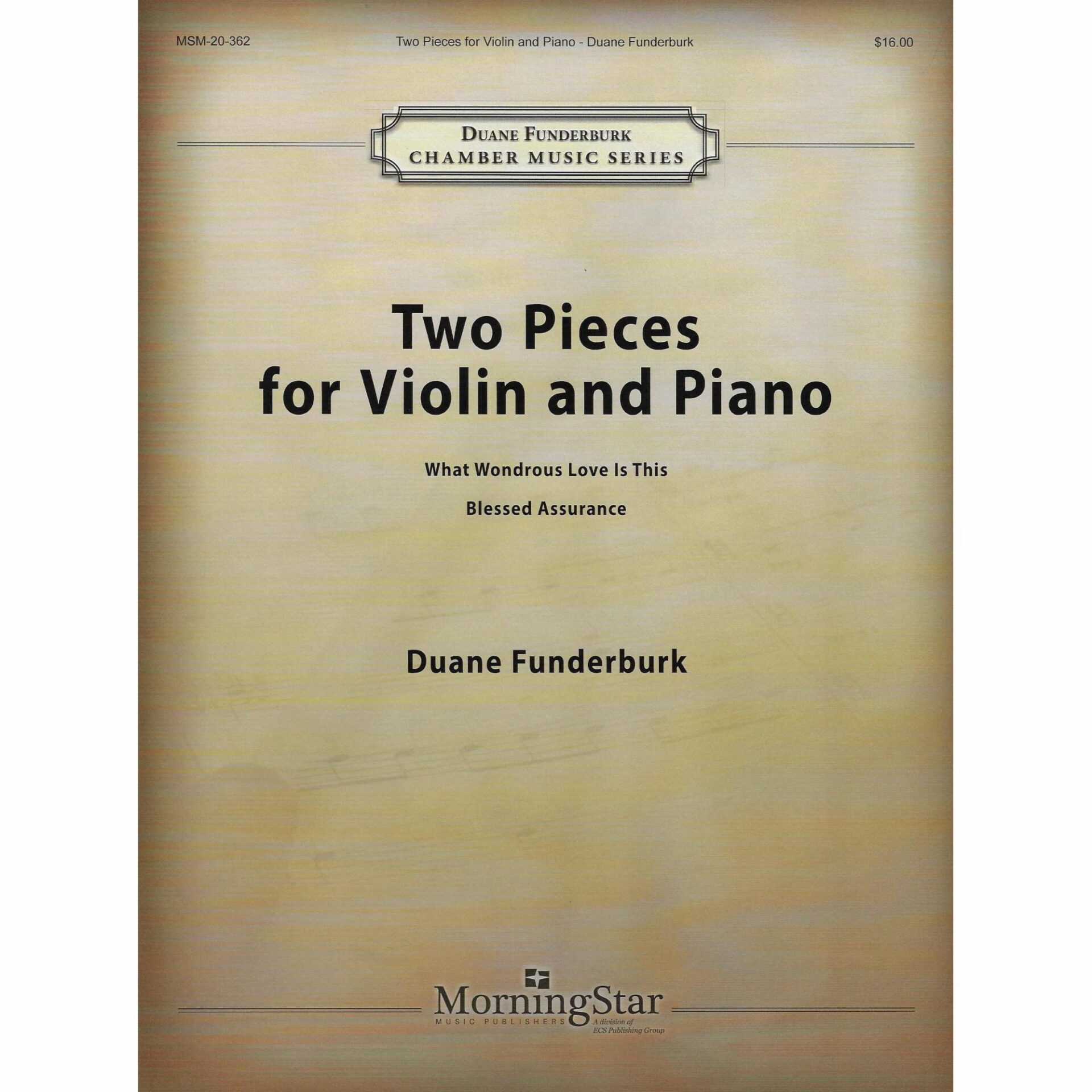 Two Pieces for Violin and Piano - Southwest Strings