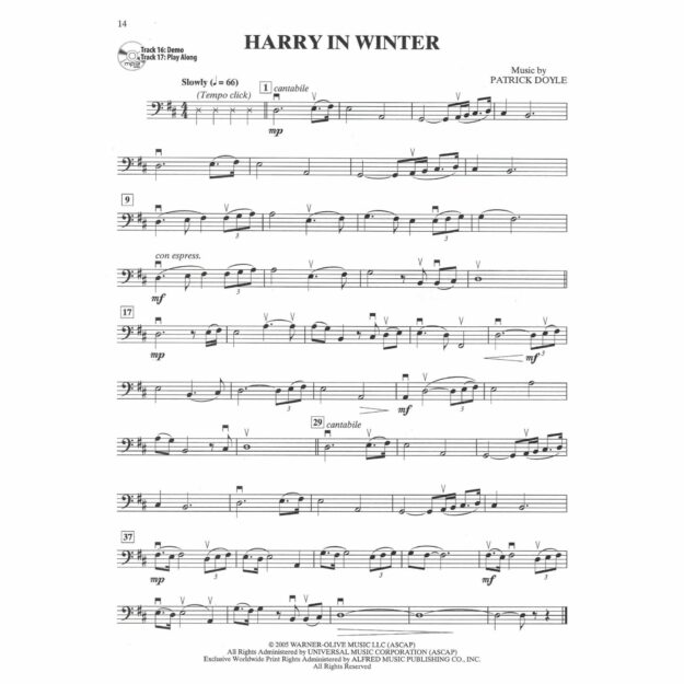 Harry Potter (Complete Series) for Violin, Viola, or Cello and Piano ...