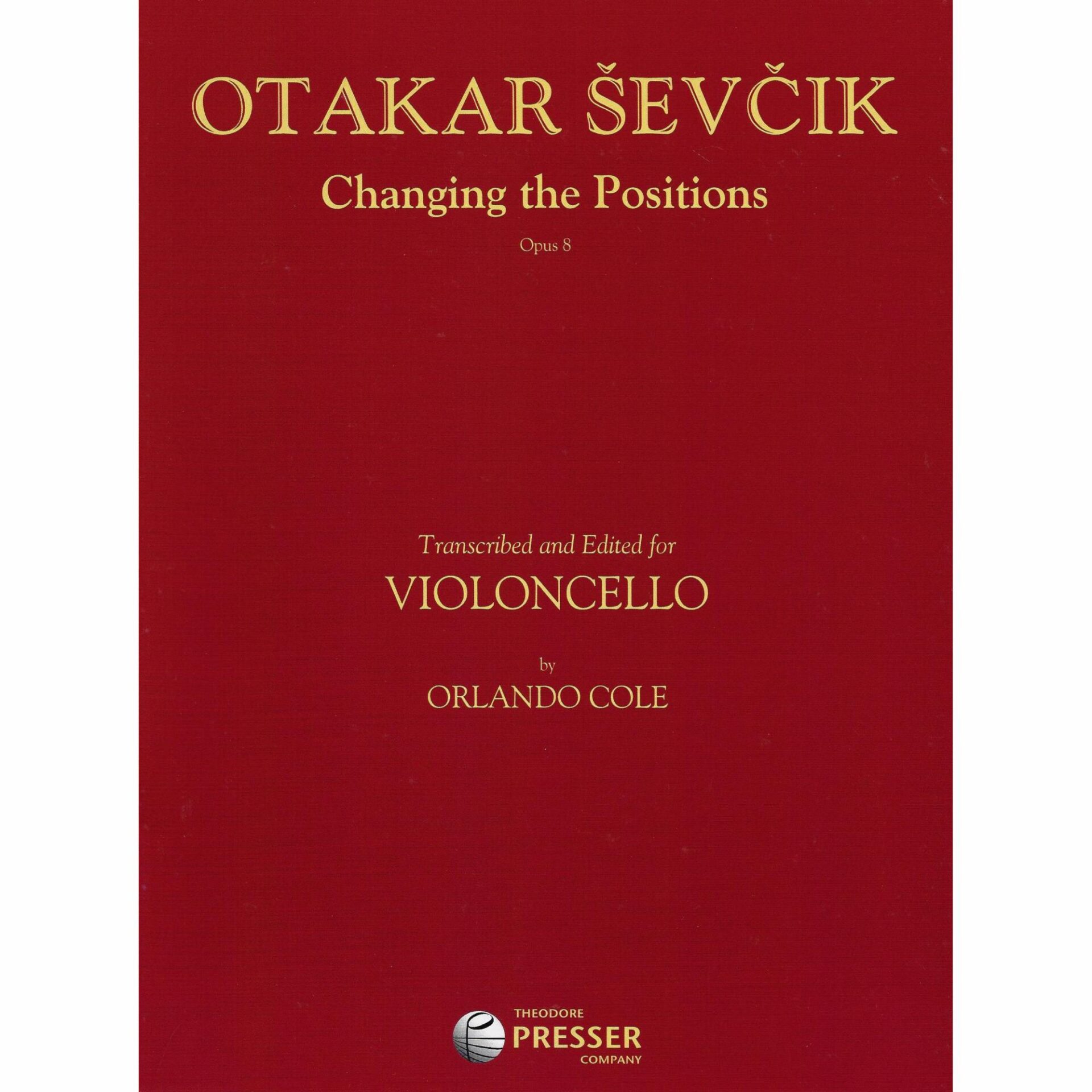 Sevcik - Changing the Positions, Op. 8 for Cello - Southwest Strings