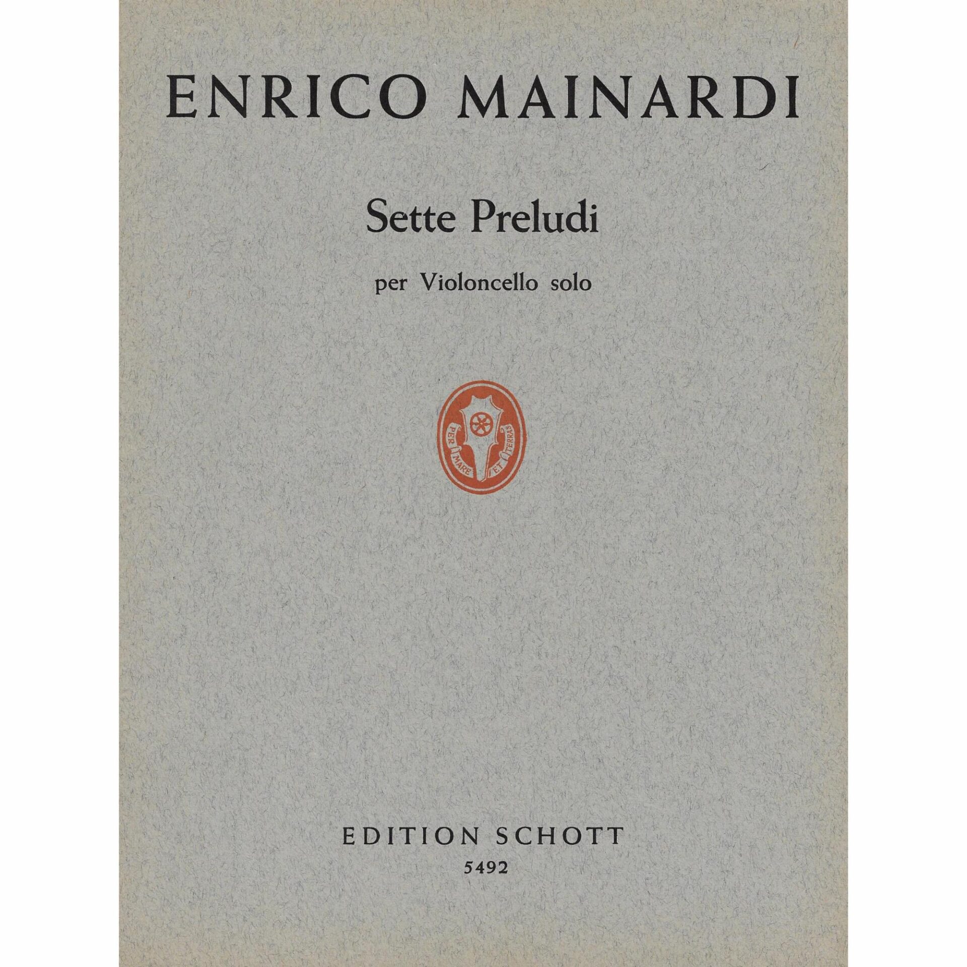 Mainardi - Seven Preludes for Solo Cello - Southwest Strings