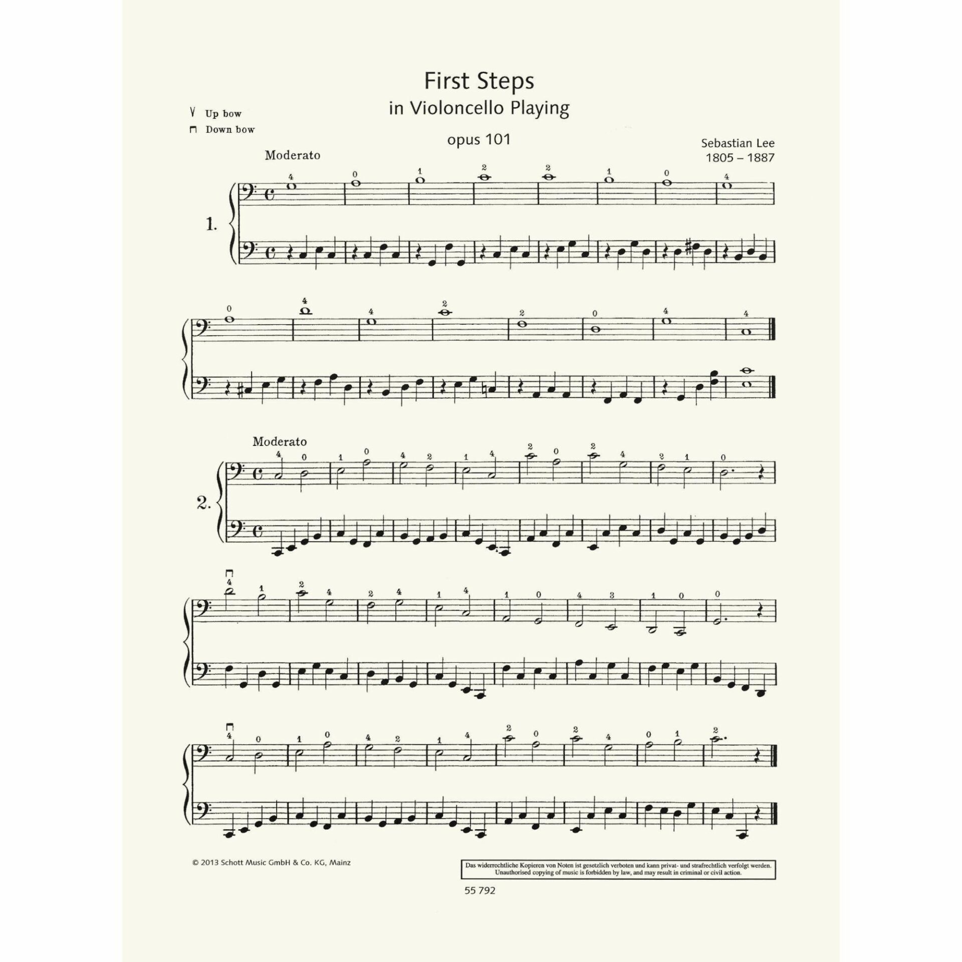 Lee - First Steps, Op. 101 for Two Cellos - Southwest Strings
