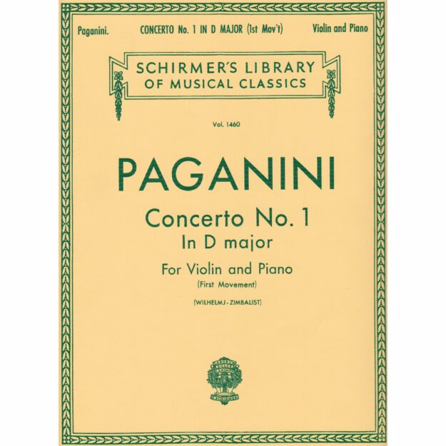 Paganini - Concerto No. 1 in D Major, Op. 6 (First Movement) for Violin ...