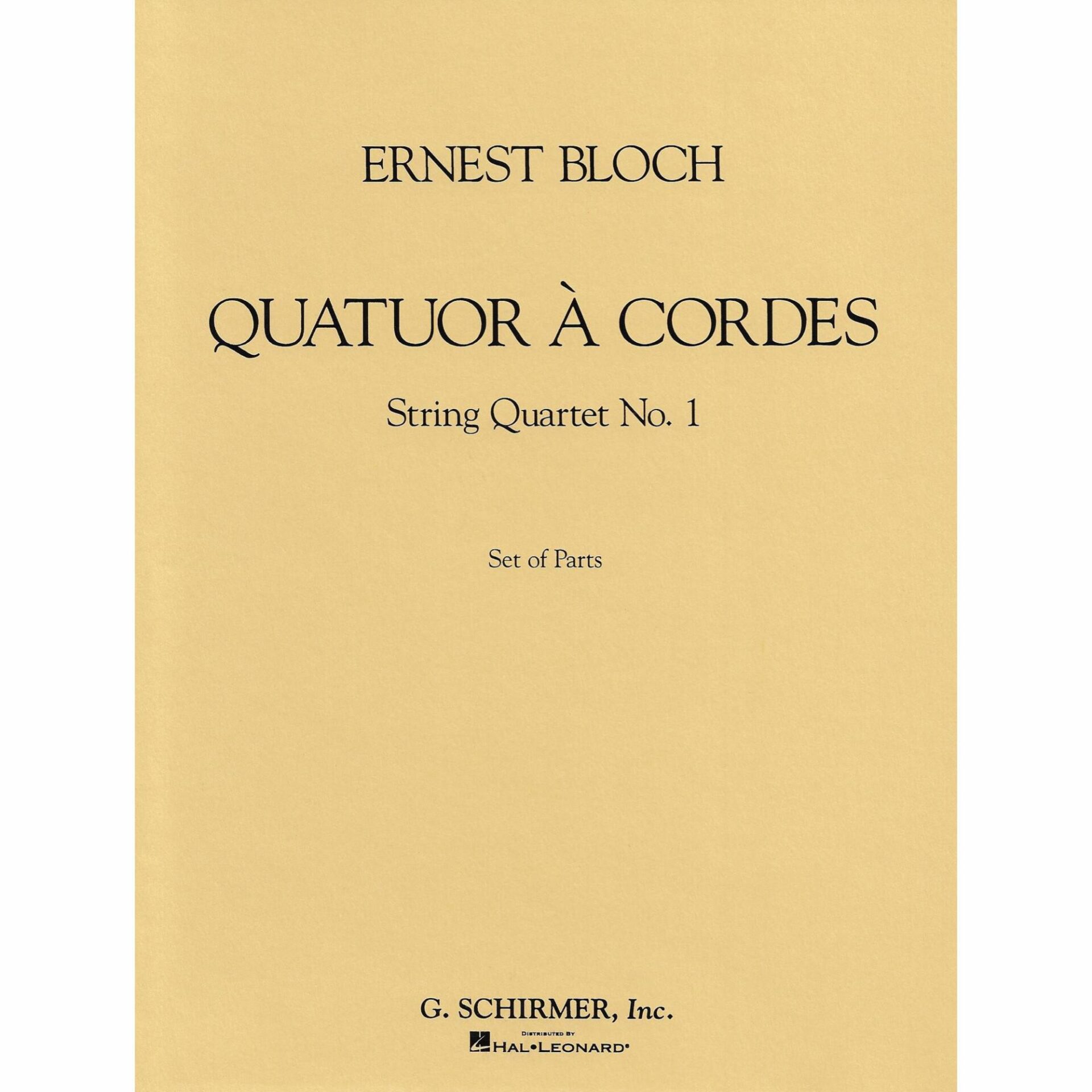 Bloch - String Quartet No. 1 - Southwest Strings