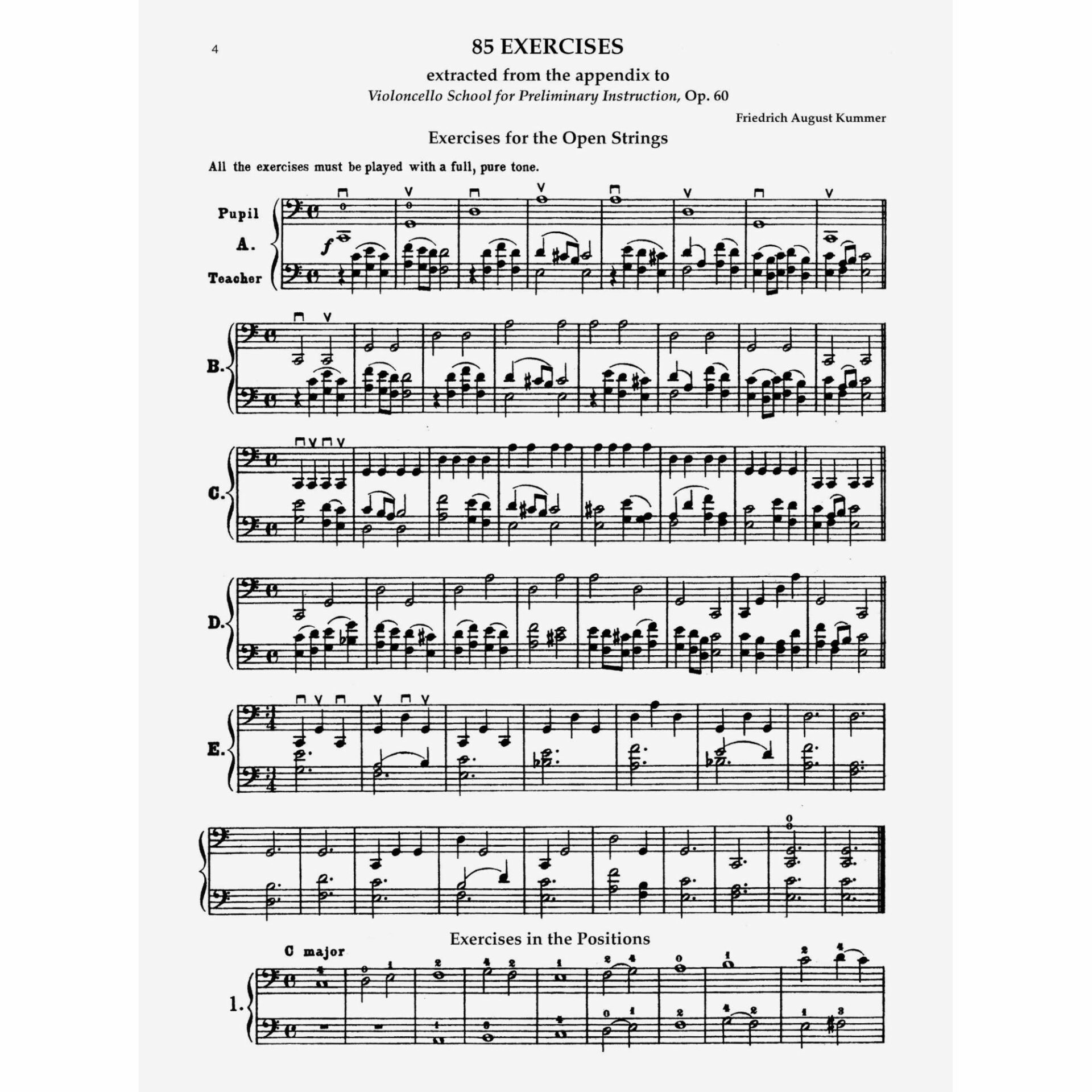 Kummer - Selected Pupil/Teacher Cello Duets - Southwest Strings