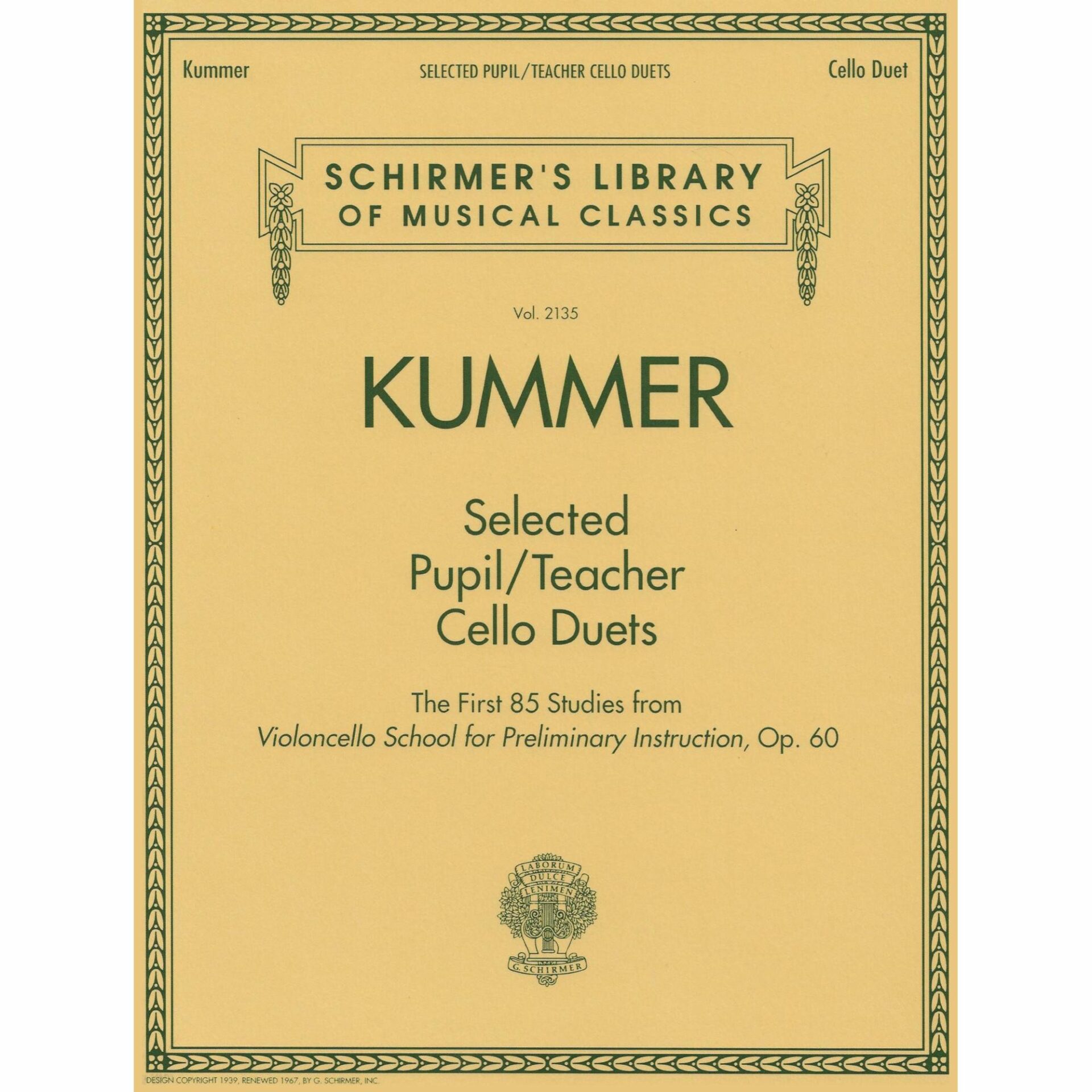 Kummer - Selected Pupil/Teacher Cello Duets - Southwest Strings