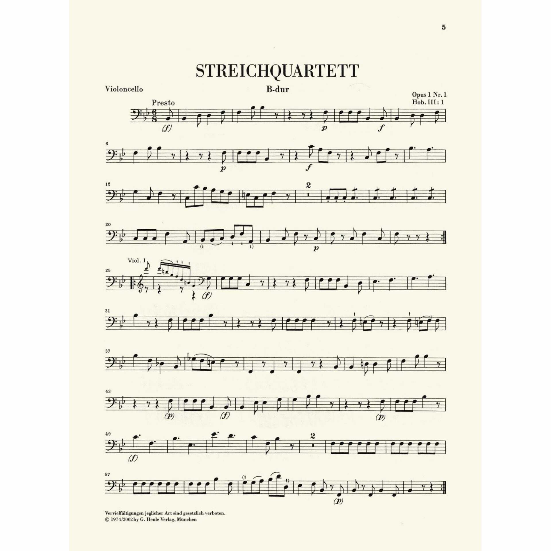 Haydn - String Quartets, Book I - Southwest Strings