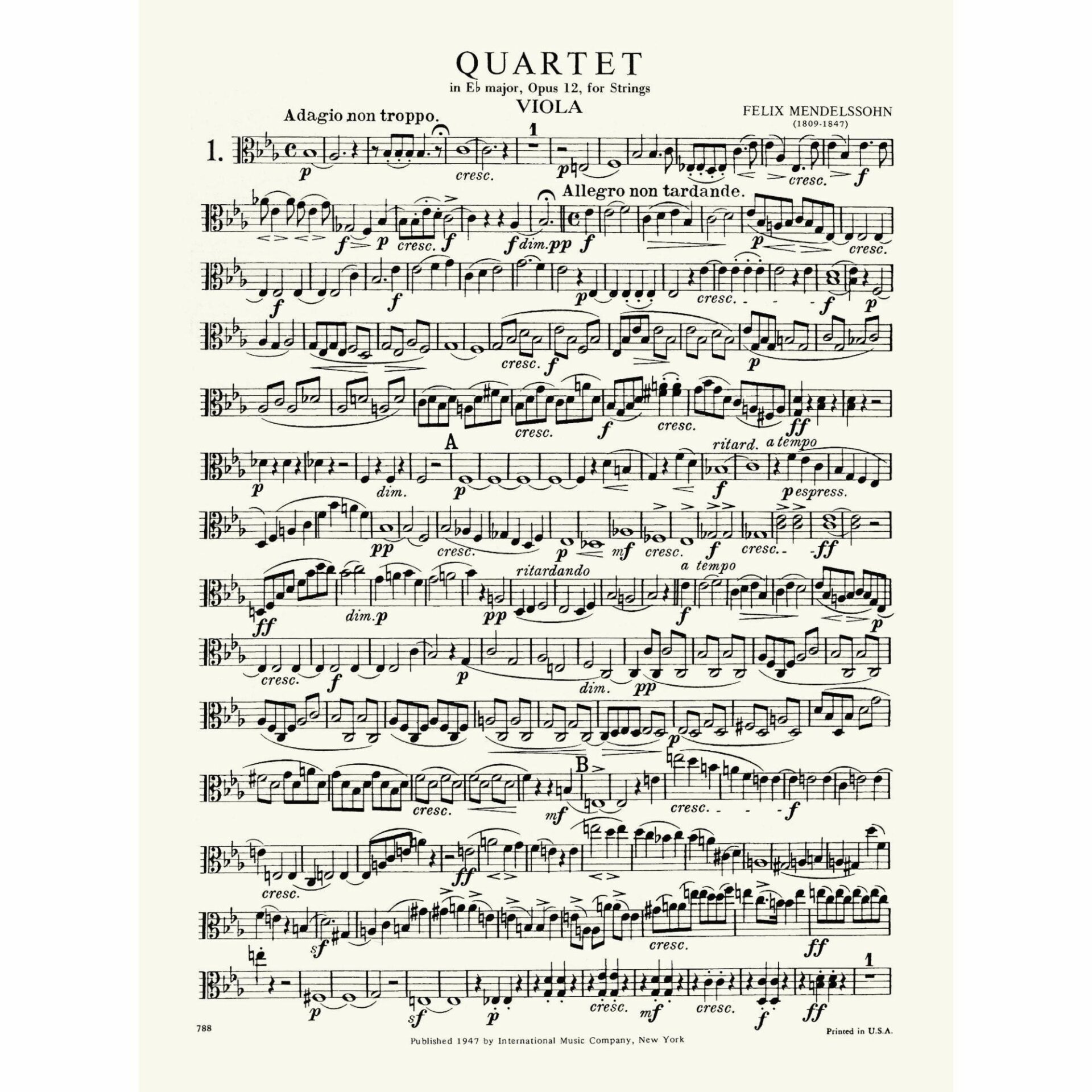 Mendelssohn - String Quartets, Opp. 12 & 44 - Southwest Strings