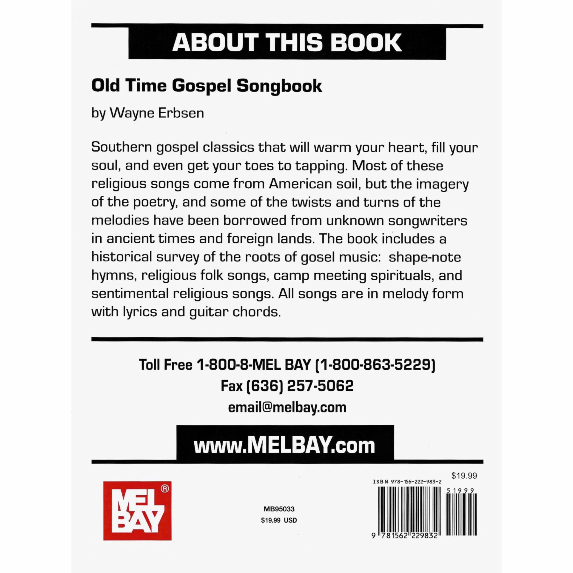 Old-Time Gospel Songbook for Violin - Southwest Strings