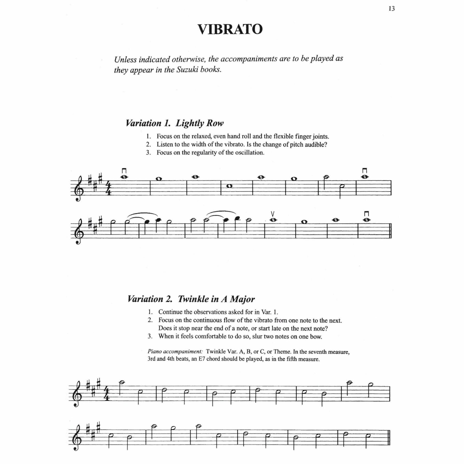 77 Variations on Suzuki Melodies for Violin - Southwest Strings