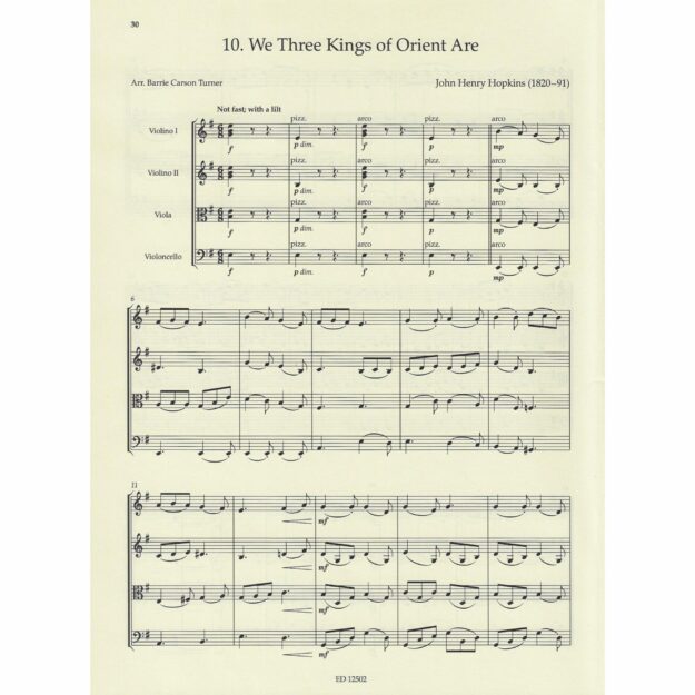 10 Christmas Carols for String Quartet - Southwest Strings