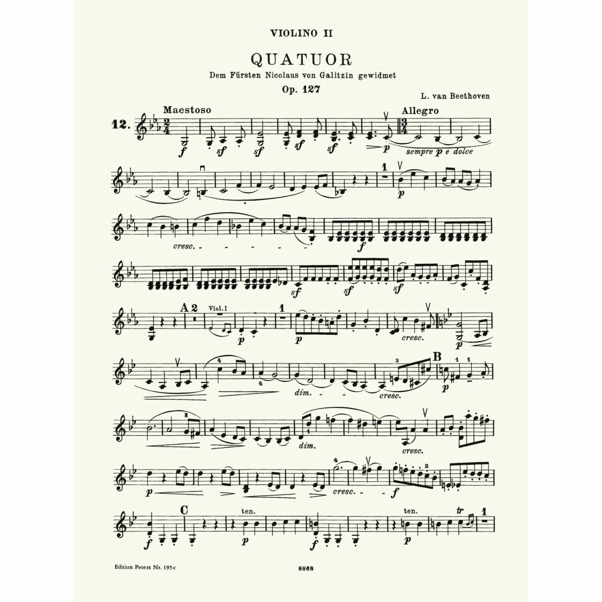 Beethoven - String Quartets, Opp. 127, 130-133, and 135 - Southwest Strings